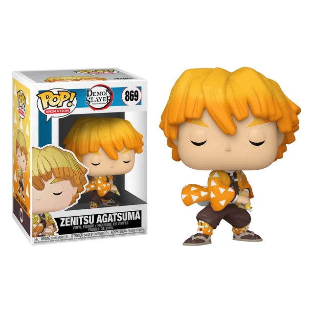 FUNKO POP ZENITSU Agatsuma #869 - Demon Slayer - Figurine Vinyle EUR 14 ...