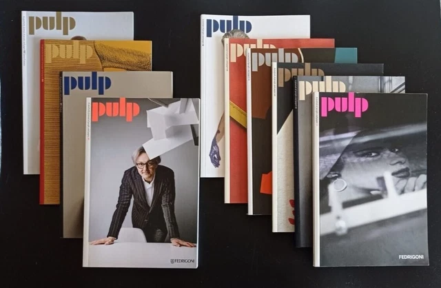 PULP, RIVISTA REALIZZATA da Eye magazine per Fedrigoni. Lotto misto. 10 ...