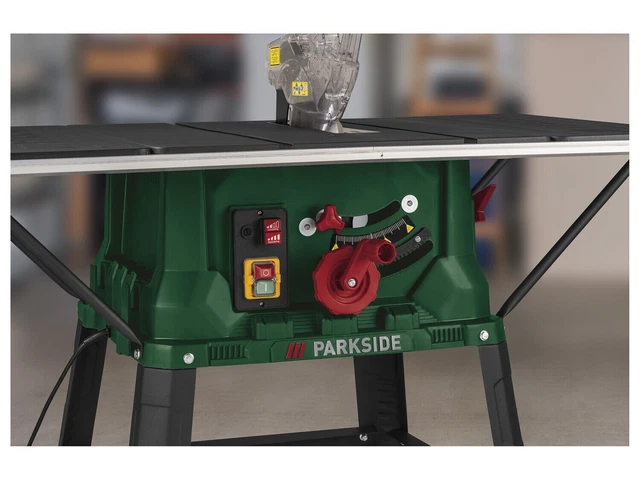 TABLE SAW USED - PARKSIDE Bench Table Saw Model PTKS 2000 H5 with 2 ...
