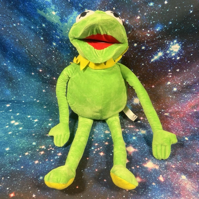 DISNEY KERMIT SESAME Street Muppets Kermit the Frog Toy Plush 18" £9.99 ...