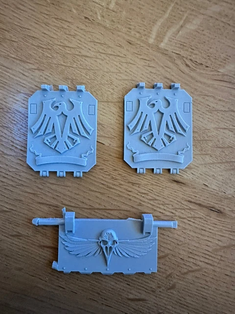 WARHAMMER 40K FORGE World Raven Guard Land Raider Doors OOP Set #2 EUR ...