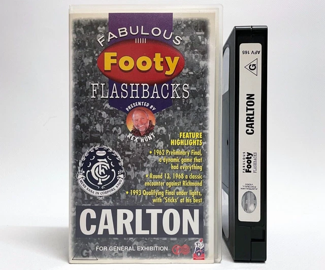 VINTAGE FABULOUS FOOTY Flashbacks - Carlton - VHS Video Tape - AFL EUR ...