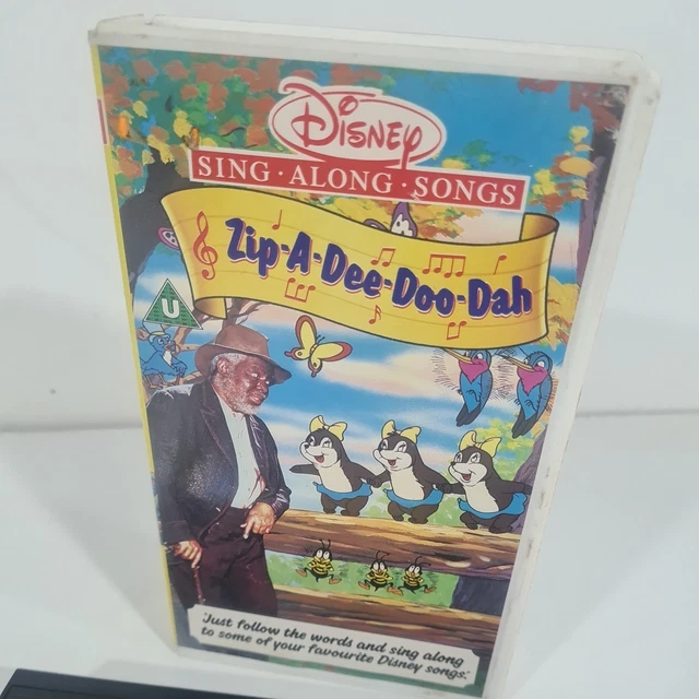 DISNEY ZIP A Dee Doo Dah Video VHS Video Tape Song Along Songs ...