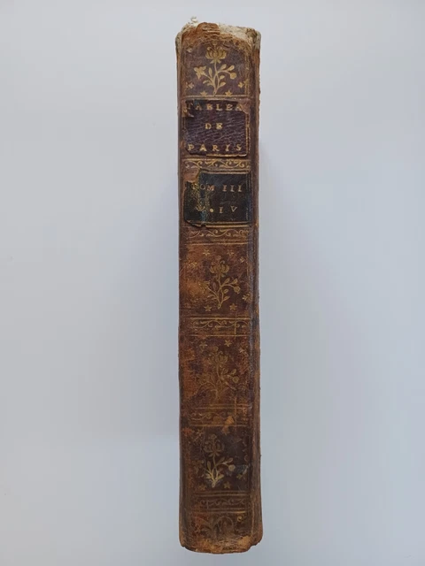LOUIS-SEBASTIEN MERCIER - Tableau de Paris Tomes 3 et 4 en 1 volume ...