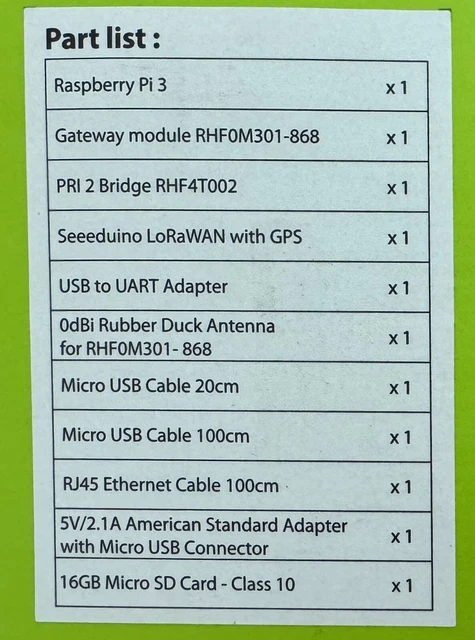 SEEED STUDIO LORAWAN Gateway Kit with Raspberry Pi 3 £250.00 - PicClick UK SEEED STUDIO LORAWAN Gateway Kit with Raspberry Pi 3 £250.00 - PicClick UK