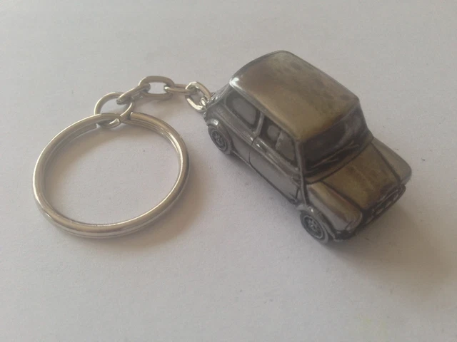MORRIS MINI COOPER Mk1 Works Rally 3D split-ring keyring FULL CAR ...