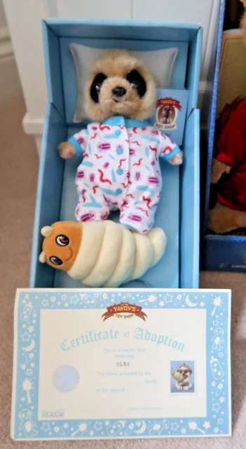 7 MEERKAT SOFT Toys Boxed With Certificate Yakov's Toy Shop £52.70 ...