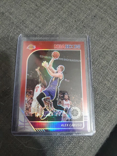 NBA HOOPS 2019-20 Premium Stock ALEX CARUSO Red Prizm Lakers #5 EUR 0 ...