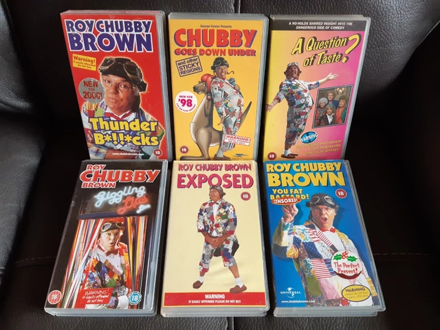 6 X ROY Chubby Brown - Comedy Video VHS Cassette Tapes Bundle. £9.89 ...