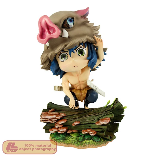 ANIME DEMON SLAYER Kimetsu no Yaiba Hashibira Inosuke Cute PVC Figure ...