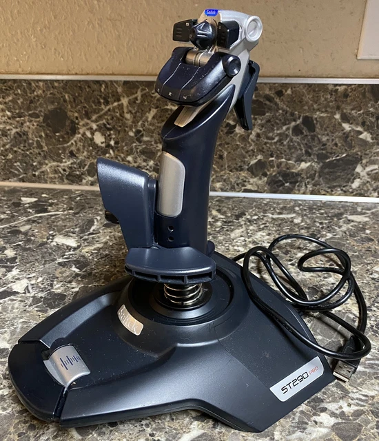 SAITEK ST290 PRO Joystick Controller Flight Simulator Programmable USB ...