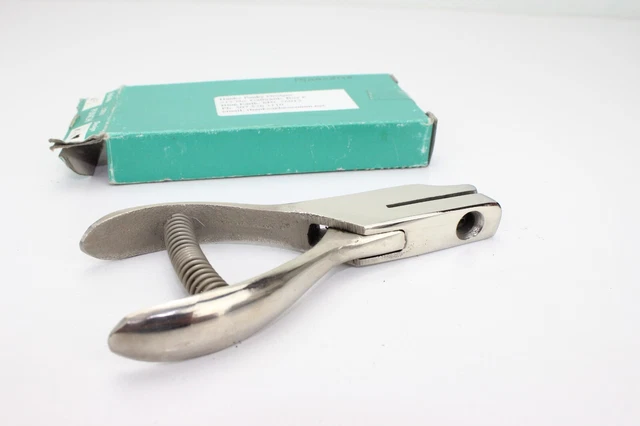 VINTAGE RAILROAD TRAIN Conductor Stamp Ticket Hole Punch Steel $66.00 ...