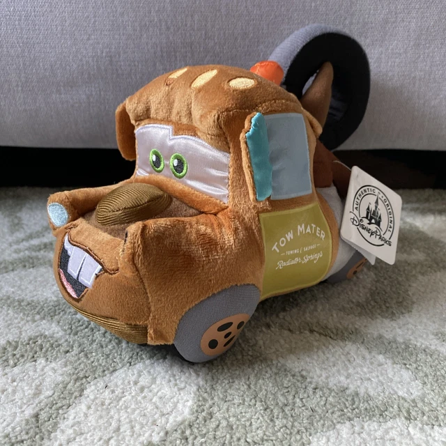 DISNEY PIXAR CARS | Tow Mater Plush Soft Toy Truck Car Disney Parks 9 ...