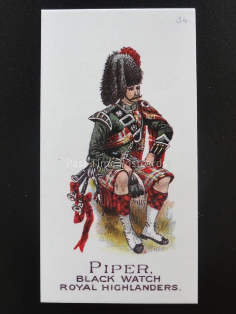 NO.34 PIPER BLACKWATCH HIGHLANDERS Types of the British Army REPRO ...