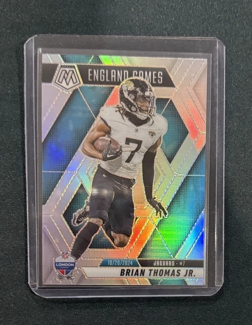 2025 MOSAIC BRIAN Thomas Jr. England Games Silver Prizm #256 Jaguars £2 ...