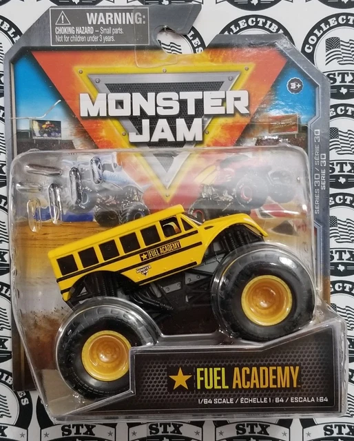 2023 MONSTER JAM Monster Trucks 1:64 - Series 30 - Fuel Academy (School ...