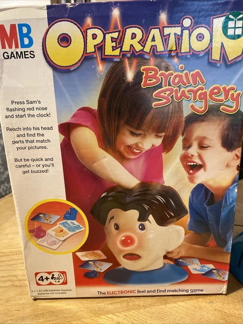 VINTAGE MB GAMES Operation Brain Surgery 100% Tested Working Complete ...