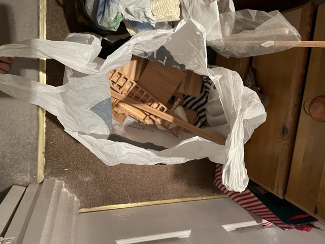 WOODEN DOLLS HOUSE Kit £30.86 - PicClick UK