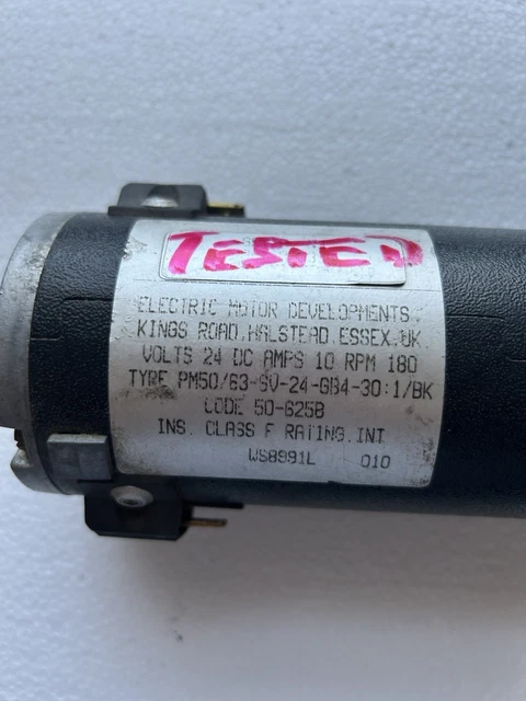 EMD ELECTRIC 24 volts Braked Motor used but running well suit golf ...