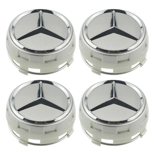 4 X LOGO Pour Mercedes Benz AMG Cache Moyeu Jante Centre De Roue 75mm ...