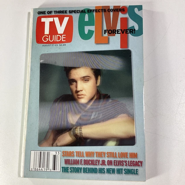 ELVIS TV GUIDE 2001 Georgia Ed Jail Lenticular Simon Cowell Rupert Jee ...