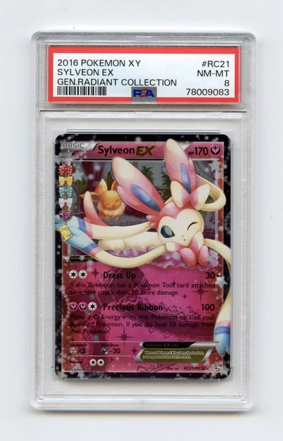 POKEMON X & Y Generations Radiant Collection RC21 Sylveon Ex PSA 8 EUR ...