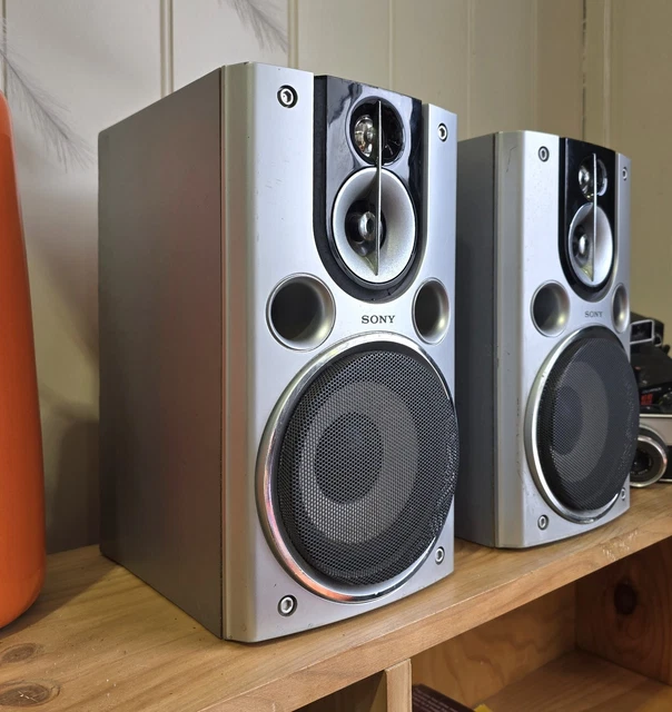 SONY SS-CHPX9 3-WAY Bookshelf Speakers 90W 6-Ohm Stereo Speaker HiFi ...