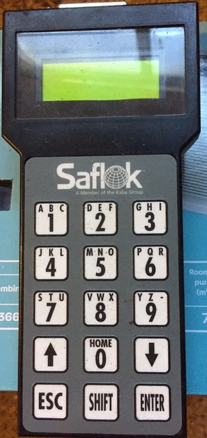 PROGRAMMEUR PORTABLE SAFLOK HH5 EUR 35,15 - PicClick FR