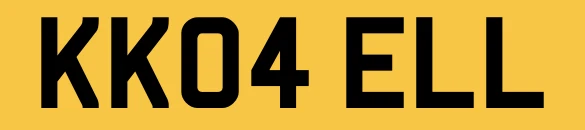 TARGA KELLY KEL Registrazione Privata Kk04 Ell Personale Reg Kely Keli ...
