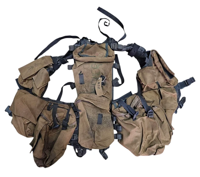 GENUINE SADF SF South African Army M83 Nutria Brown Assault Vest ...