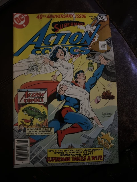 ACTION COMICS #484 40th Anniversary/Superman Marries Lois EUR 17,20 ...