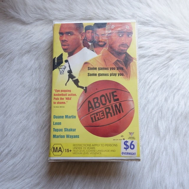 ABOVE THE RIM Movie 1994 VHS Big Box Vtg Tupac Shakur Film Vtg 2pac ...