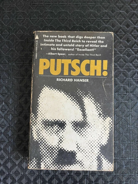 PUTSCH! BY RICHARD Hanser Hitler Nazi Germany 1971 Pyramid V2520 Free ...