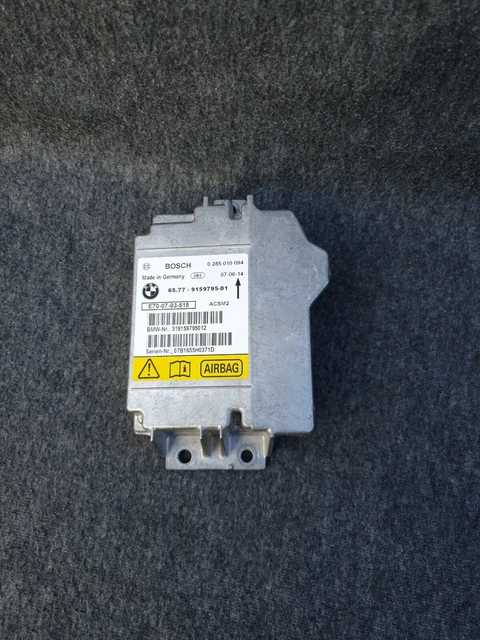 BMW E70 E71 Airbag Control Module x5 x6 Crash Unit Ecu 9159795 EUR 40 ...