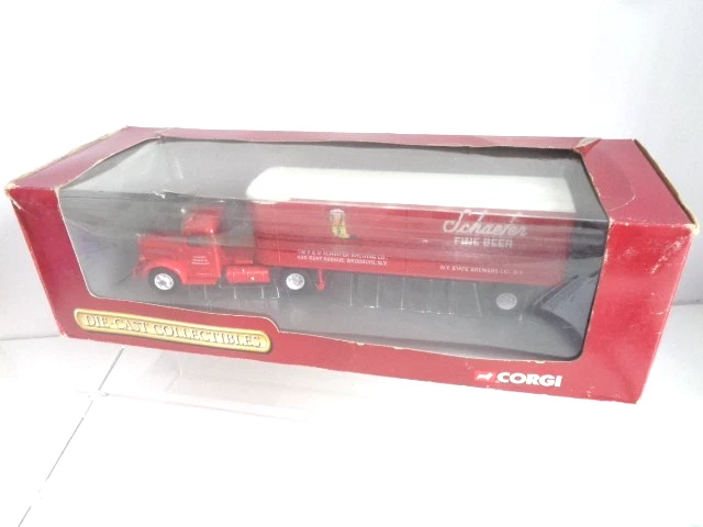 CORGI 50702 MACK L J Semi Fruehaug Container Diecast Truck Schaefer ...