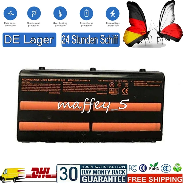 NEU AKKU FÜR HASEE Z6-I78172S1 Z6-I78172D1 Z6-I78154S2 Z6-I78154R2 ...