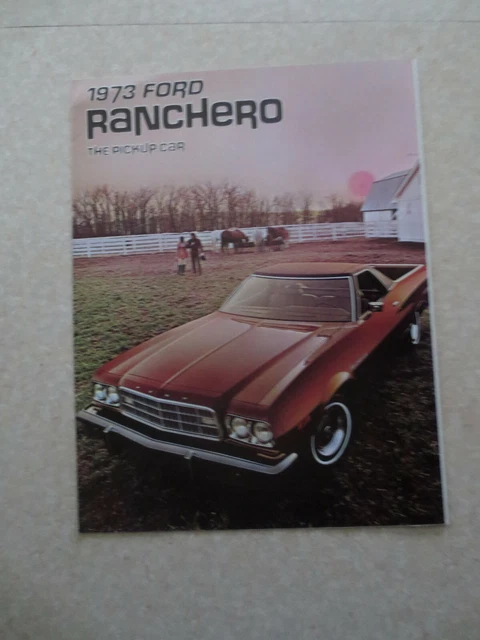 1973 FORD RANCHERO car advertising brochure - Ford USA -- $35.00 ...