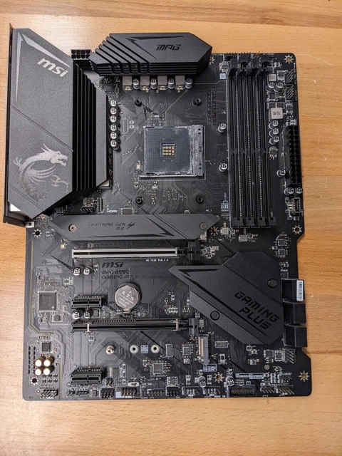 MSI MPG B550 GAMING PLUS Desktop Motherboard - AMD B550 Chipset ...