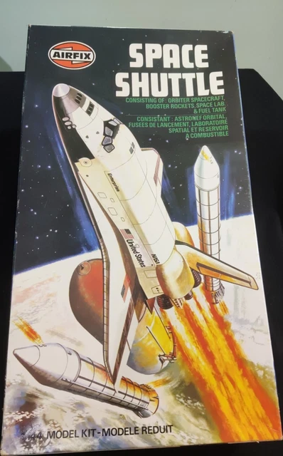 VINTAGE AIRFIX NASA Space Shuttle 1/144 Scale Model Kit . £50.00 ...