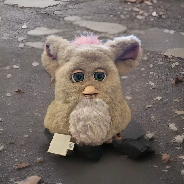 HASBRO 2005 EMOTO Tronic Furby SAND - Vintage Toy $65.00 - PicClick