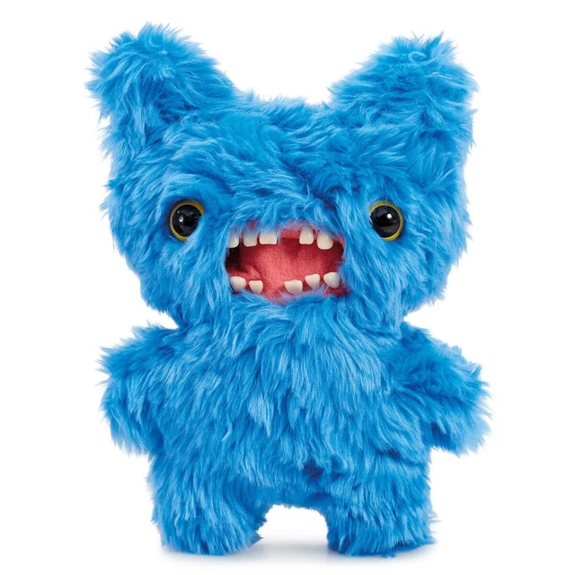 NEW FUGGLER FUGGGLOW Screech 22cm Blue Monster Plush Figure Glow In ...