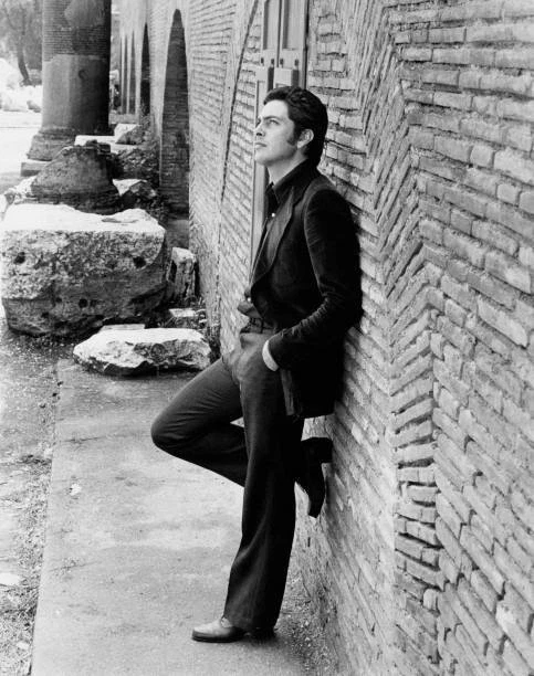 ITALIAN ACTOR ANDREA Giordana Posing At The Trajans Forum Rome OLD ...