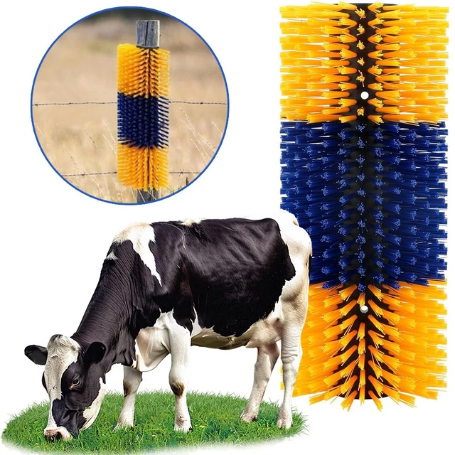 LIVESTOCK SCRATCH BRUSH Anti-itch Scratcher for Goat Cattle Cow Sheep ...