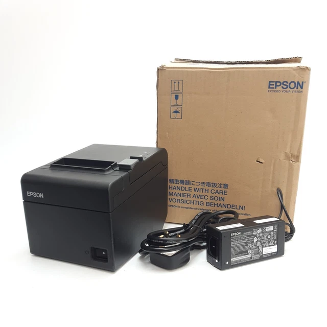 EPSON TM-T20II ETHERNET USB Thermal Receipt Printer POS M267D Boxed inc ...