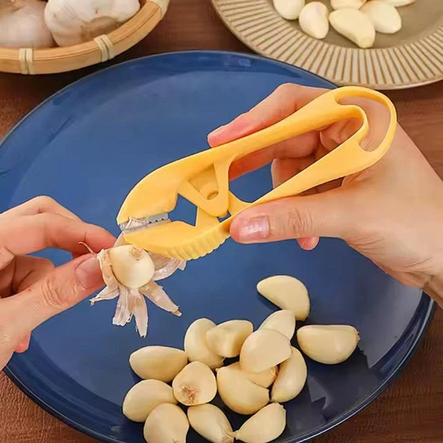 GARLIC SKIN REMOVER Clips Stainless Steel Vegetable Peeling Tool-- £4. ...