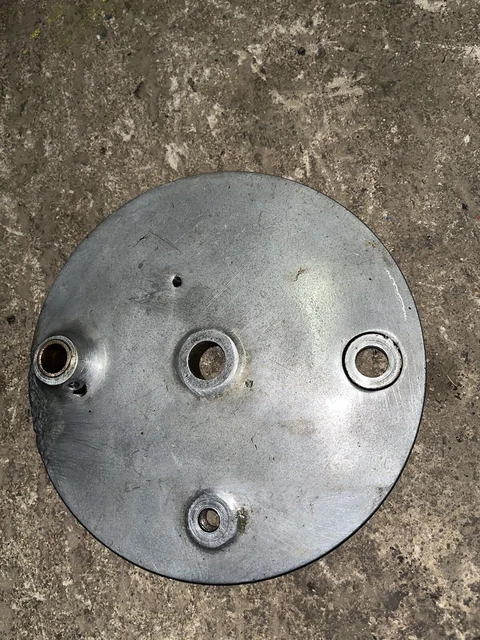 BSA, A65 FRONT Brake Plate Original Used 8in. 67-5556, Spares Or Repair ...