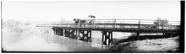 BRIDGE OVER AN irrigation ditch in the Imperial Valley California - Old ...