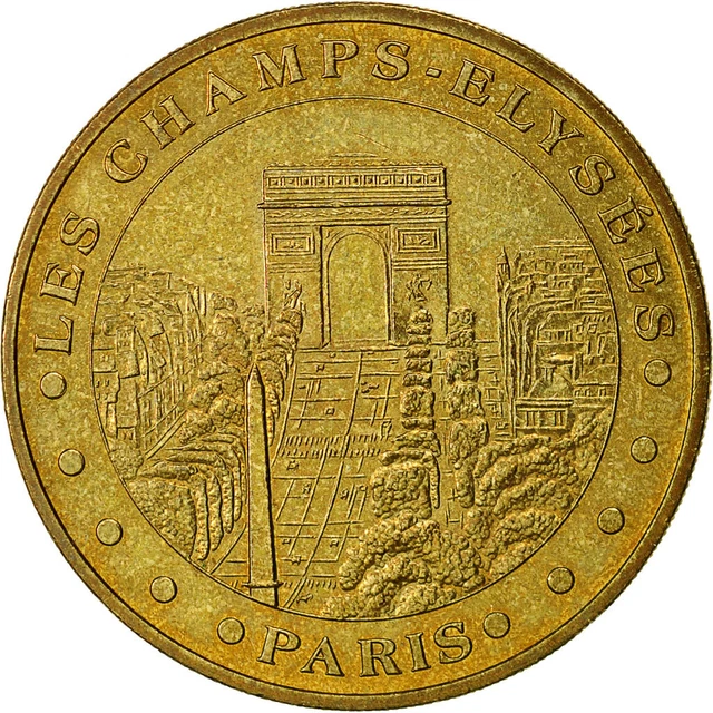 [#520132] FRANCE, JETON, Jeton Touristique, Paris- Les Champs Elysées ...