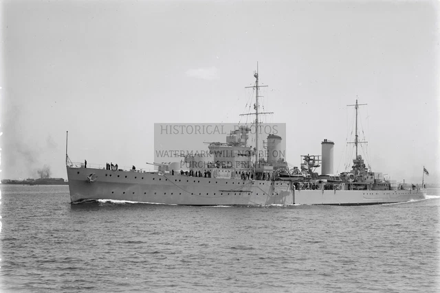 HMAS SYDNEY AUSTRALIAN Cruiser Sunk By Stealth Merchant Ship Ww2 4X6 ...