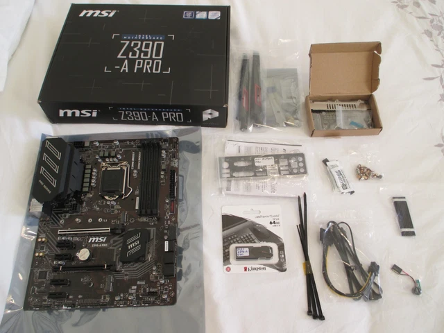 MSI Z390-A PRO ATX Motherboard LGA1151 Z390 DDR4 USB 3.1 Gen2 M.2 WiFi ...